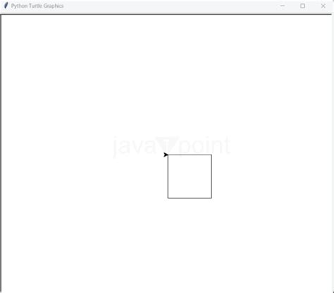 Turtle Undo Function In Python Tpoint Tech