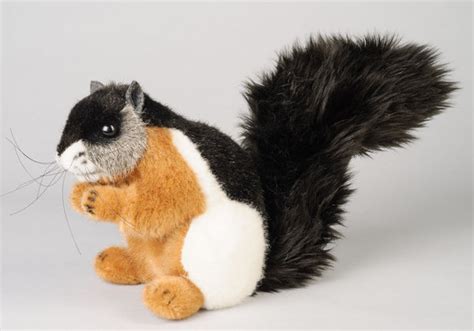 Asian Tri Coloured Squirrel By Kosen Sitting 17cm The Bear Garden