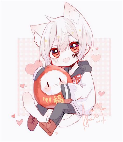 Anime Chibi Neko Boy