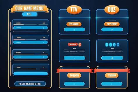 Premium Photo Quiz Test Menu Template Tv Show Game Questions And