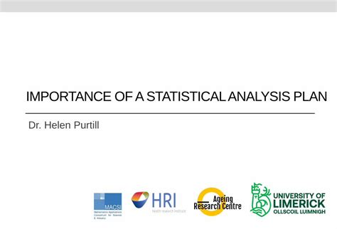 Pdf Importance Of A Statistical Analysis Plan Dokumen Tips