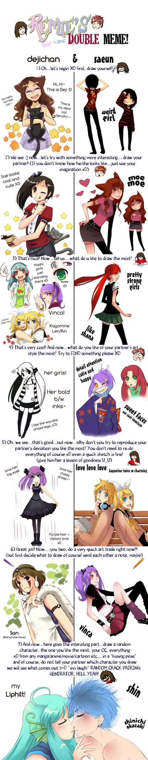 Double Meme Template