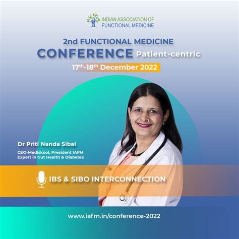 Meet Our Speaker Dr Priti Nanda Sibal Ceo Mediskool President Iafm