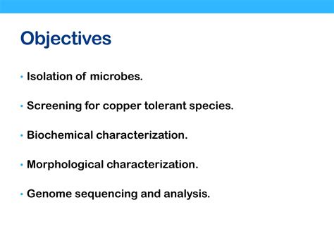 Bacterial Genome Sequencing Project Ppt