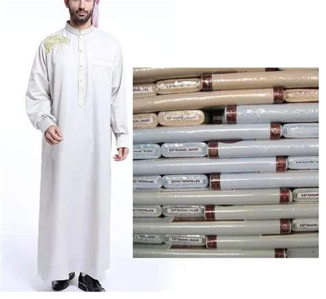 Thobe Alshiaka New Design Saudi Arab Thobe Drosh Thobe Fabric Men