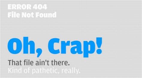 The Best Of Error Pages
