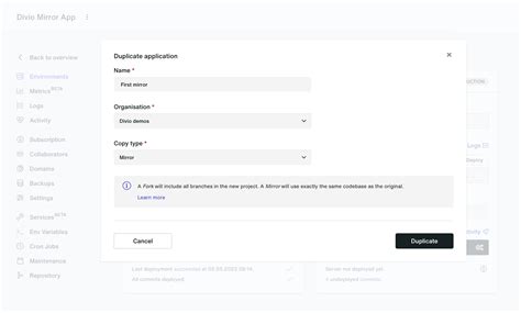 How To Use Divio Mirrors Scaling Web Applications Divio