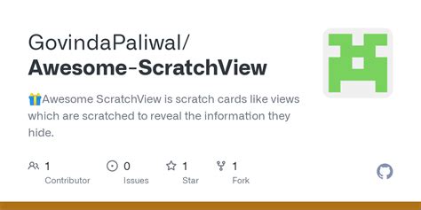 Github Govindapaliwalawesome Scratchview Tawesome Scratchview