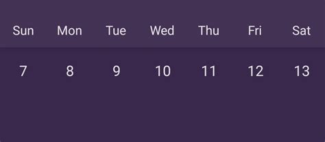 Android How Can I Add Calendar Which Shows Weekly As Well As Monthly