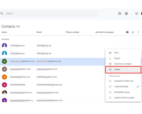 How To Find Add Edit And Delete Contacts In Gmail
