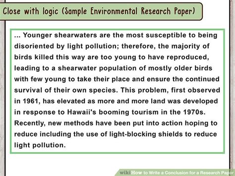 Example Of Research Paper Conclusion Example Of Conclusion For Research Paper Of Eating Extra