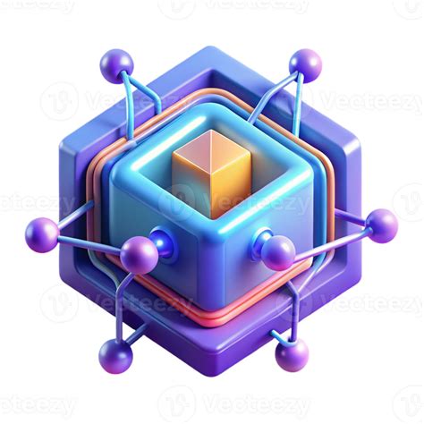 Elegant Modern A Quantum Computer Core Emitting Streams Of Light And