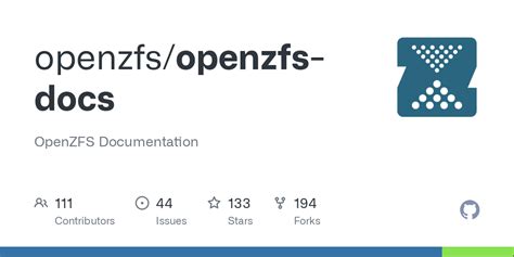 github openzfs openzfs docs openzfs documentation