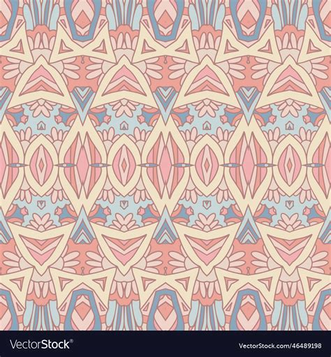 Bohemian Repeating Background Texture Seamless Vector Image