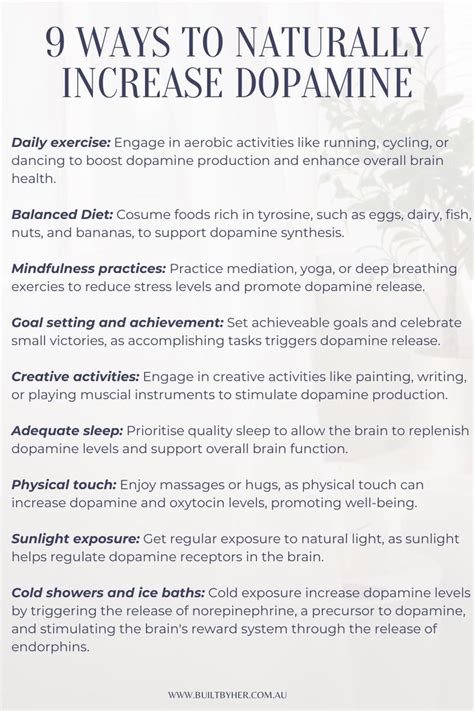 9 ways to naturally increase dopamine in 2024 | Dopamine, Happy hormones, Brain health