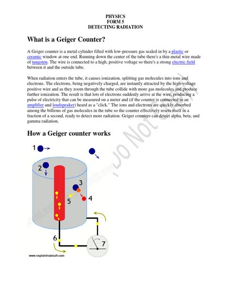 Physics Detecting Radiation Pdf Vacuum Tube Ionizing Radiation