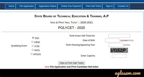 AP POLYCET Application Form Last Date Sep Apply At Polycetap Nic In