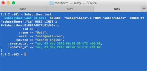 How To Make A Newsletter Form In Ruby On Rails — Matt Morgante