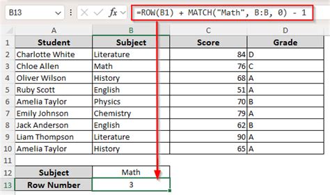 How To Return Row Number Of Match In Excel 8 Suitable Ways Excel