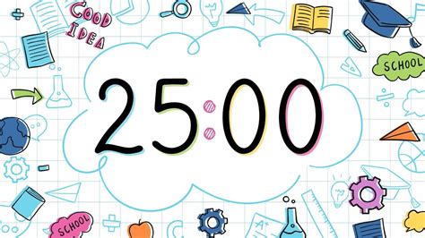 25 Minute School Themed Classroom Timer Youtube