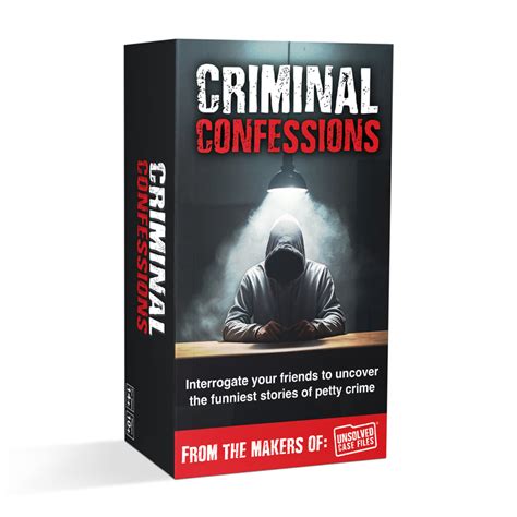 Criminal Confessions Unsolved Case File To Solve