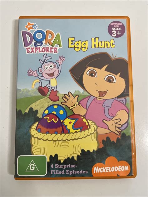Dora The Explorer Egg Hunt Dvd 2000 Region 4 Retro Unit