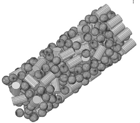 Structure 3 Porous Environment Consisting Of A Set Of Spheres And Download Scientific Diagram
