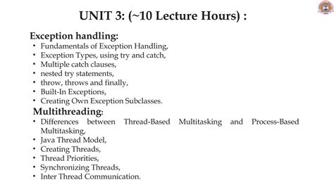 Java Programming Syllabus And Course Objectives Ppt Free Download