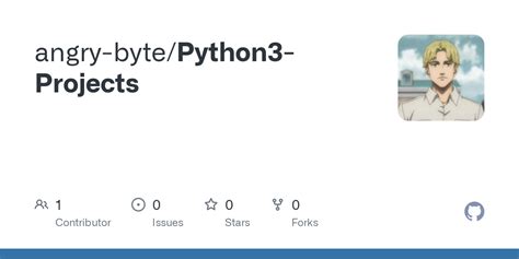 GitHub Angry Byte Python Projects