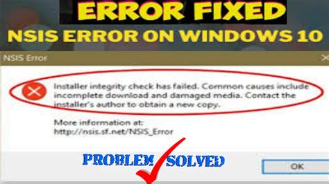 Fixed Nsis Error Nsis Error In Windows Solved Tech2wire