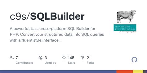 github c9s sqlbuilder a powerful fast cross platform sql builder