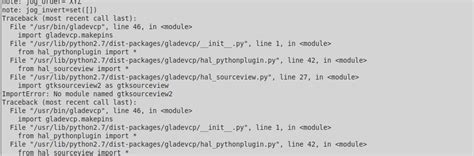 Gtksourceview Import Error Solved LinuxCNC