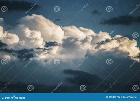 Dark Clouds In Bad Weather Stock Image Image Of Natural 115443767