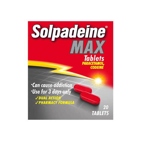 Solpadeine Max Codeineparacetamol 20 Tablets Yourmedicals Solpadeine Max Codeineparacetamol 20 Tablets Yourmedicals