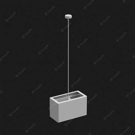 Download Rectangular Pendant Lamp 001 3d Models For Free Freepik
