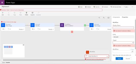 Dynamics Crm Not Able To Add Workflow Display Name In The Business Process Flow Stack Overflow