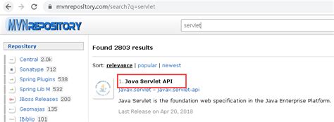Java Servlet 入门：maven对jar包的引用流程。 路过秋天 博客园