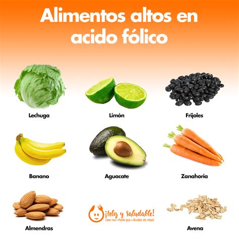 El Acido Fólico O Vitamina B9 Alimentos Embarazo Comida Para