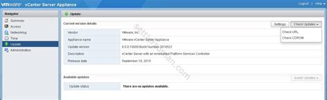 Problem With Vcenter Vami Interface After Upgrade To Vcsa 60 U1