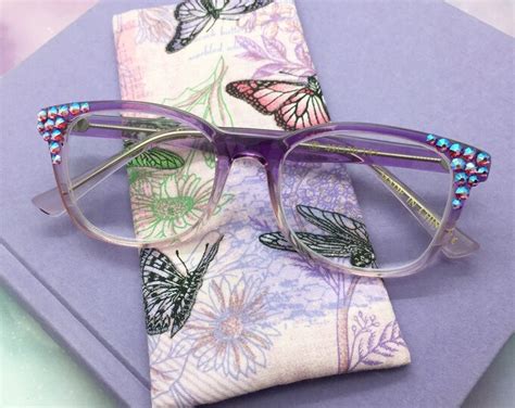 Bling Reading Glasses 2 50 Purple Rhinestone Readers Crystal