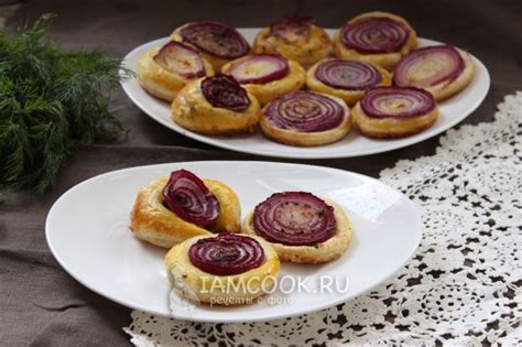 Луковые кольца в слоеном тесте — рецепт с фото | Слоеное тесто рецепты ...