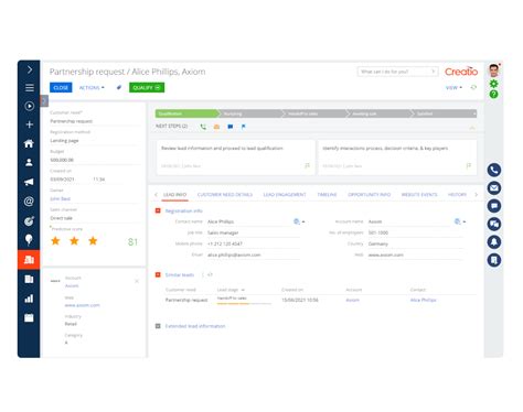 Manufacturing Crm And Workflow Automation Software With No Code Creatio