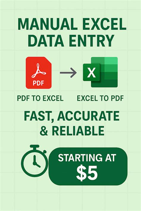 Do Accurate Excel Data Entry Pdf To Excel And Excel To Pdf By Maaz Haider07 Fiverr