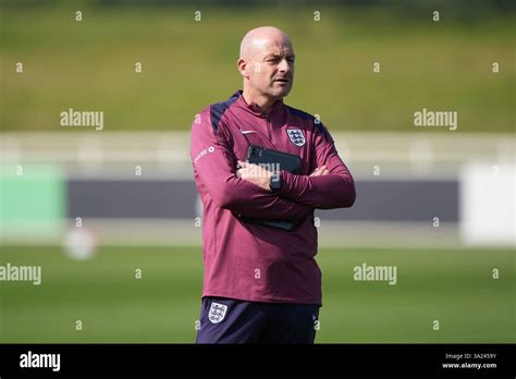 England Interim Head Coach Lee Carsley During A Training Session At St
