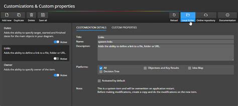 Customizations And Custom Properties Ideamerit Designer