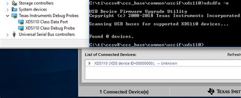 Ccs Xds110 Found 0 Devices Code Composer Studio Forum Code