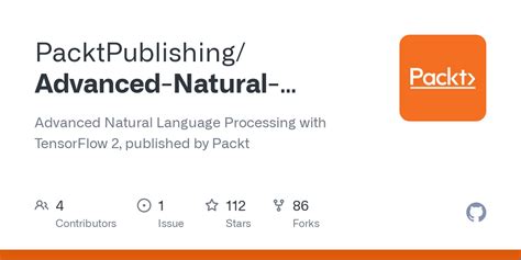 GitHub PacktPublishing Advanced Natural Language Processing With