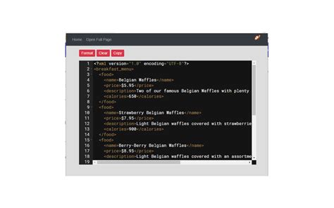 Xml Formatter Formatting Of Mysql Into Report For Xml Export