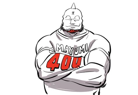 Safebooru 1boy Absurdres Beard Broad Shoulders Closed Eyes Crossed