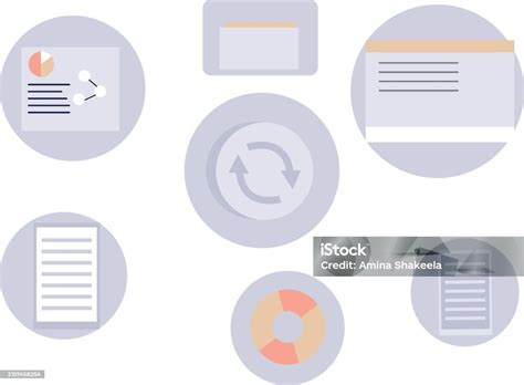 files are converting into different formats stock illustration